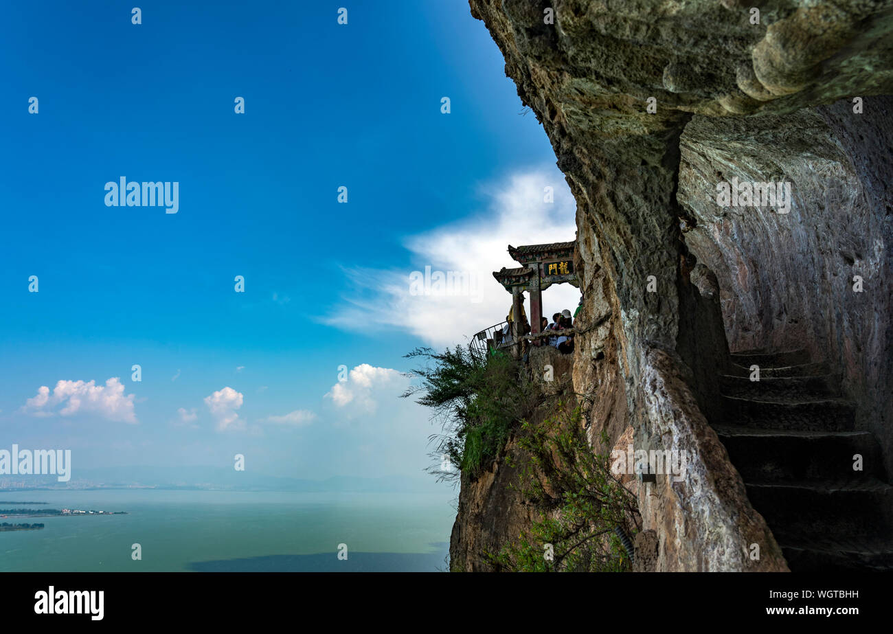 The most famous and must visit landmark at Kunming, Longmen Grotto of ...