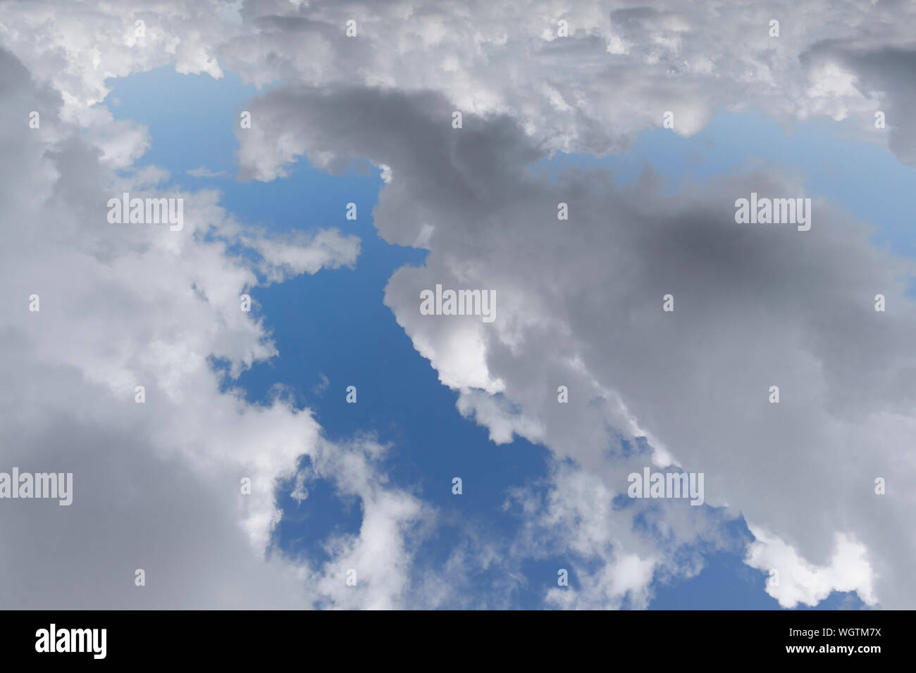 Autumn sky. Sky background. White clouds. Sky Stock Photo - Alamy