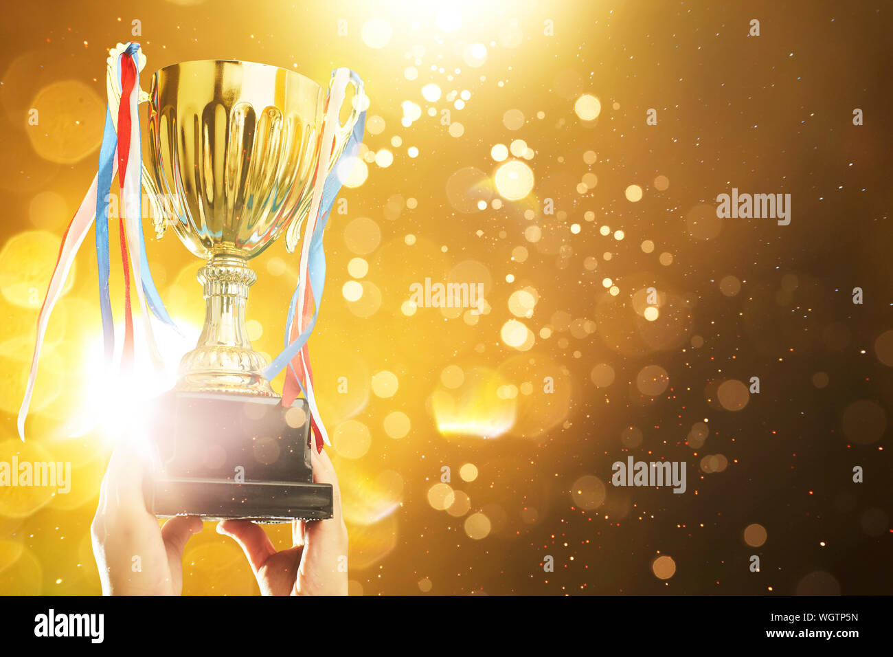 Hands trophy hi-res stock photography and images - Alamy