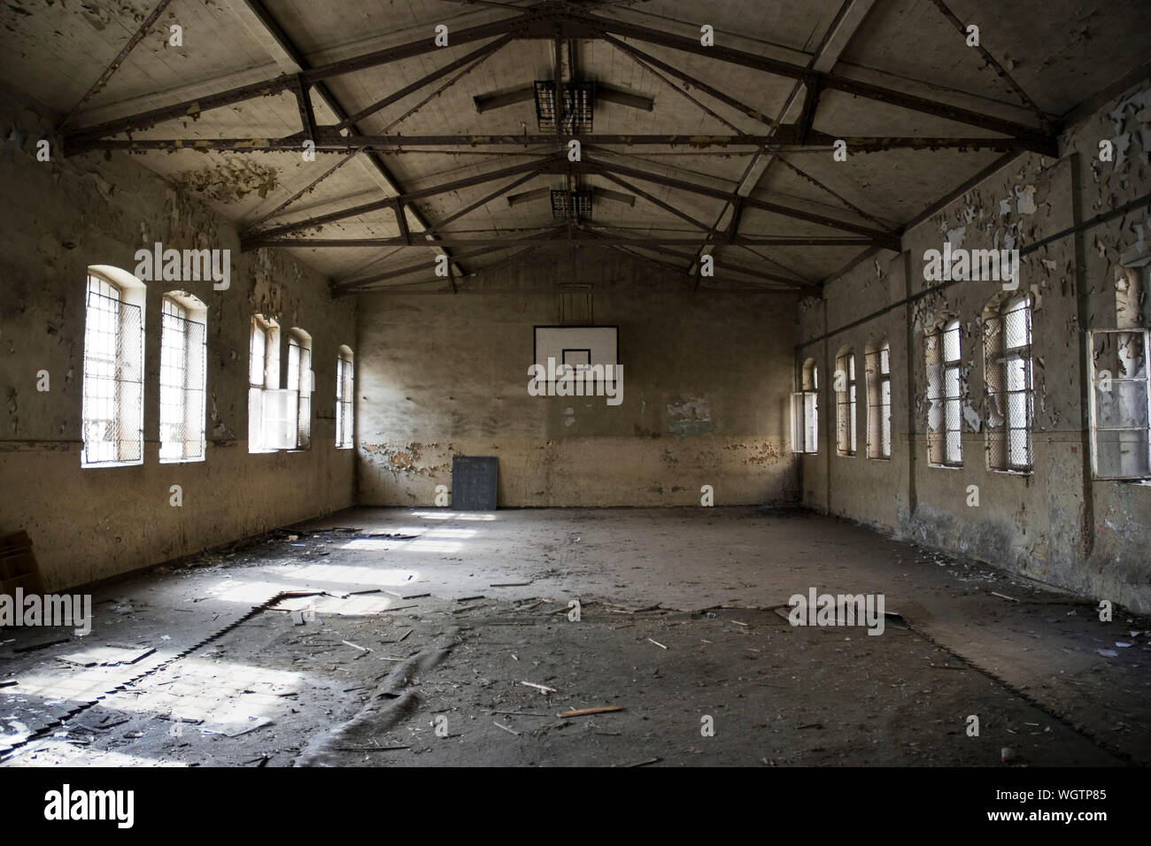 Abandoned Warehouse Interior High Resolution Stock Photography and ...