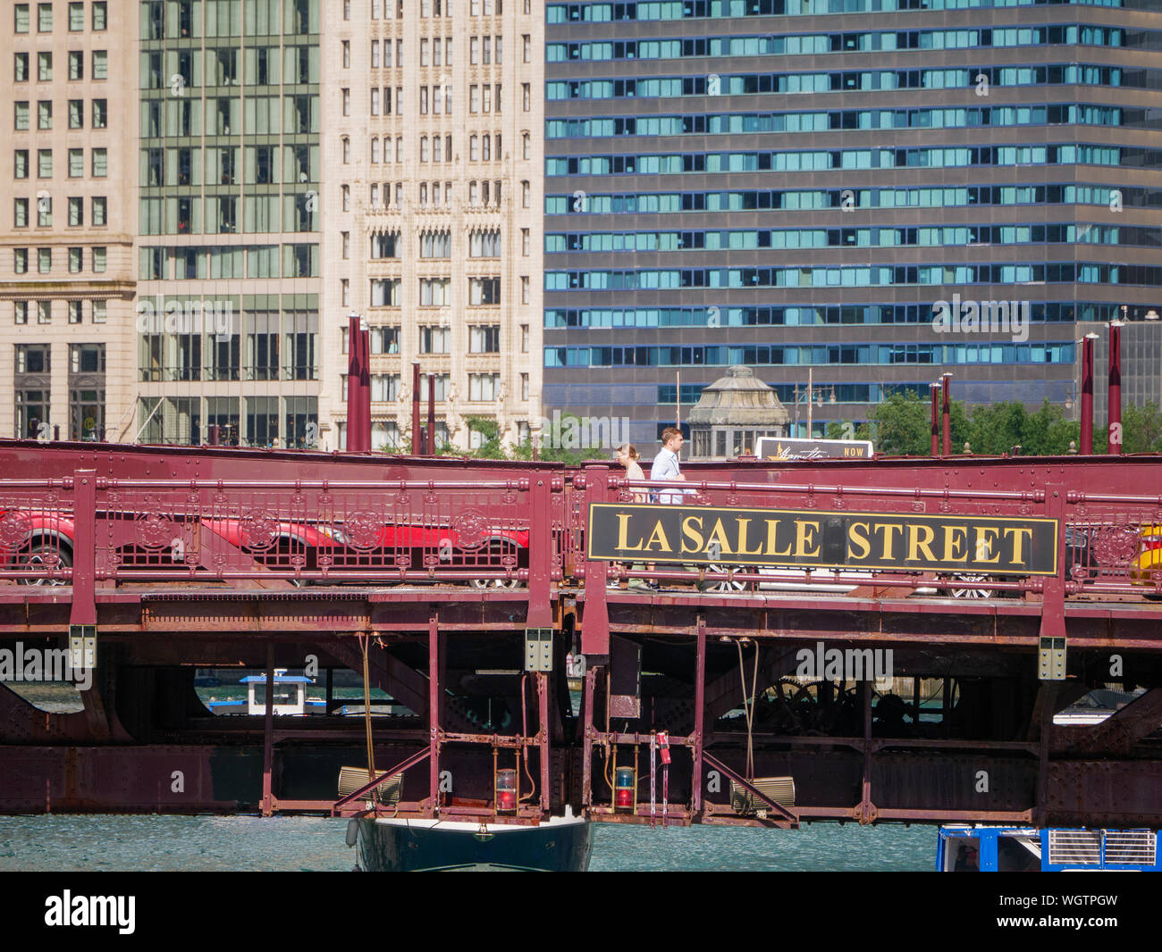 LaSalle Street Bridge. Chicago, Illinois Stock Photo - Alamy