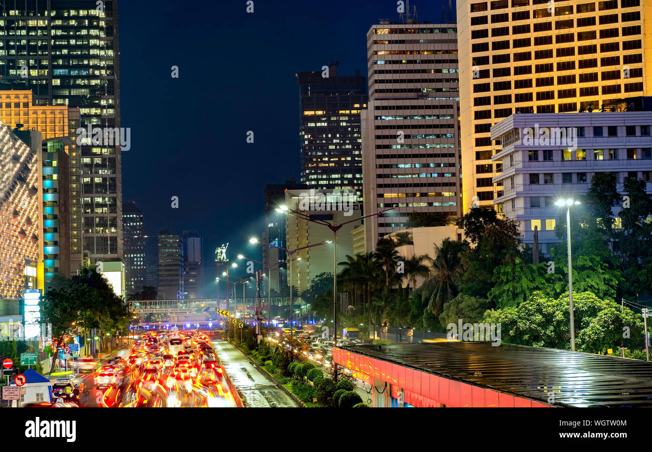 Jakarta city night hi-res stock photography and images - Alamy