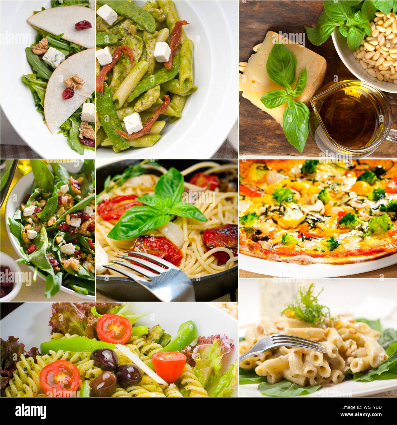 Collage of food hi-res stock photography and images - Alamy