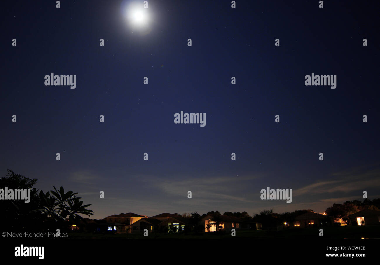 Lit By The Full Moon High Resolution Stock Photography and Images - Alamy