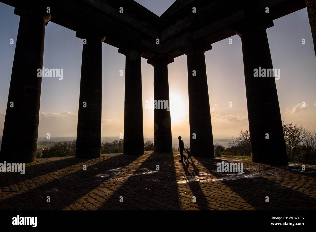 Silhouette columns hi-res stock photography and images - Alamy