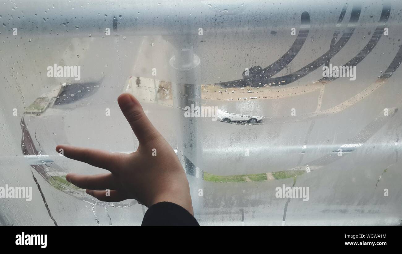 Person Window Condensation High Resolution Stock Photography and Images ...
