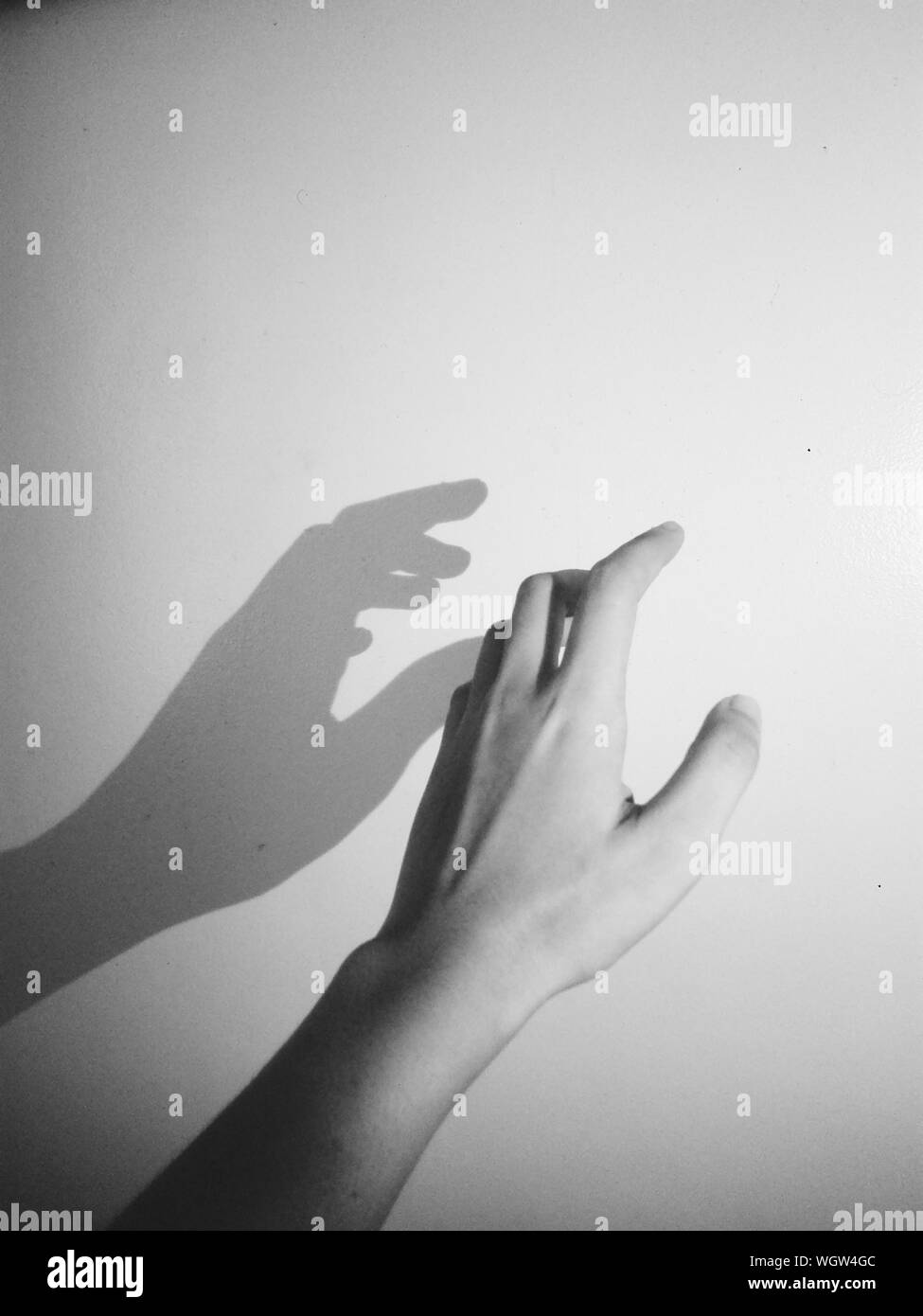 Reaching up Black and White Stock Photos & Images - Alamy