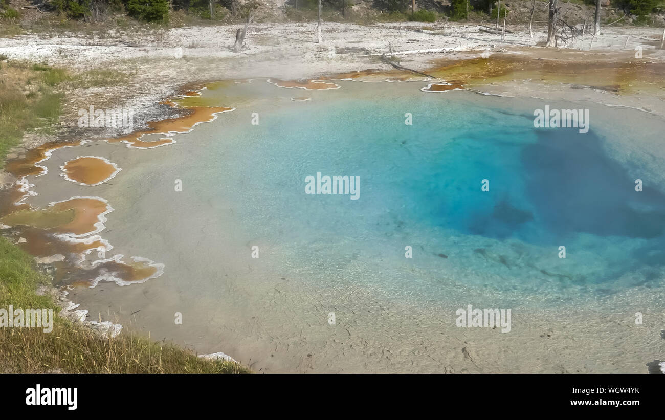 Silex spring yellowstone hi-res stock photography and images - Alamy