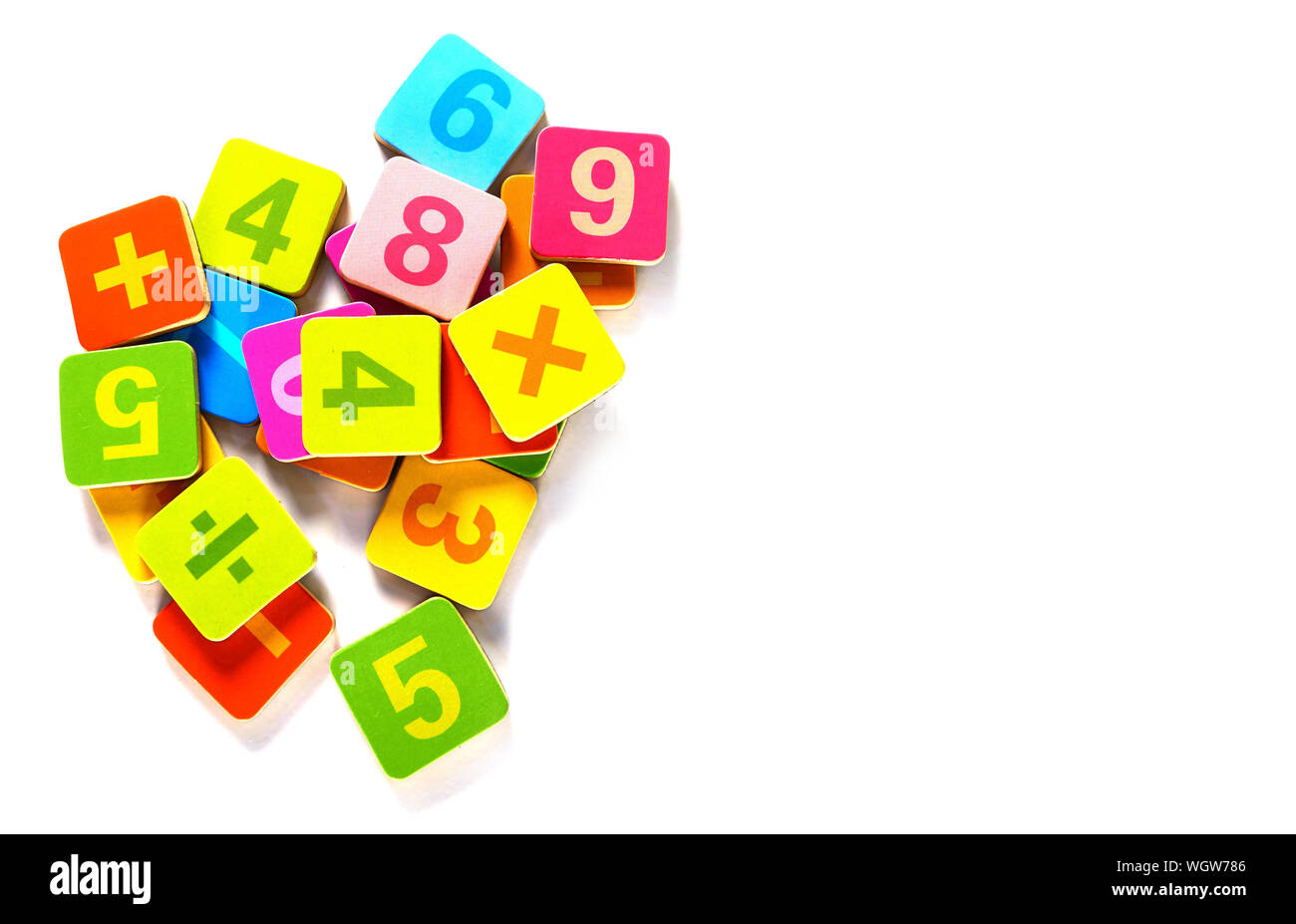 Multiplication blocks hi-res stock photography and images - Alamy