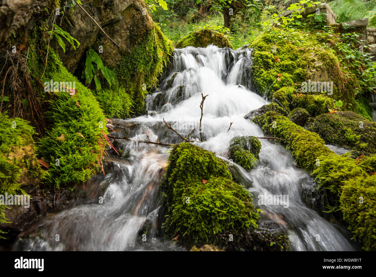 The Cold Water (Uje i Ftohte Tepelene) spring of Tepelena City Stock ...