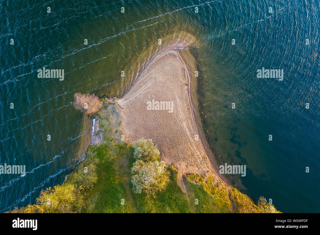 Drone view island hi-res stock photography and images - Alamy