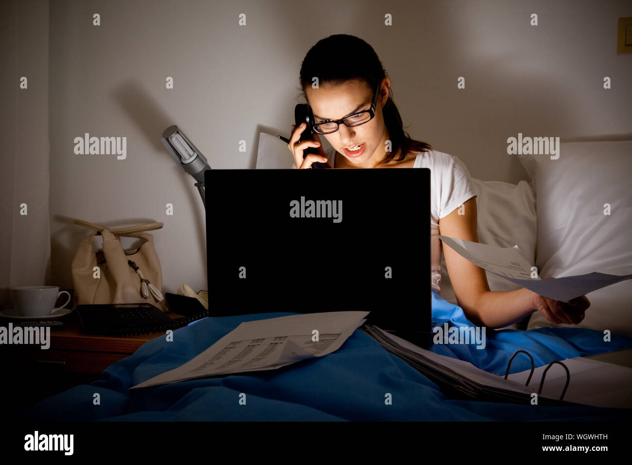 Angry Woman Laptop High Resolution Stock Photography and Images - Alamy
