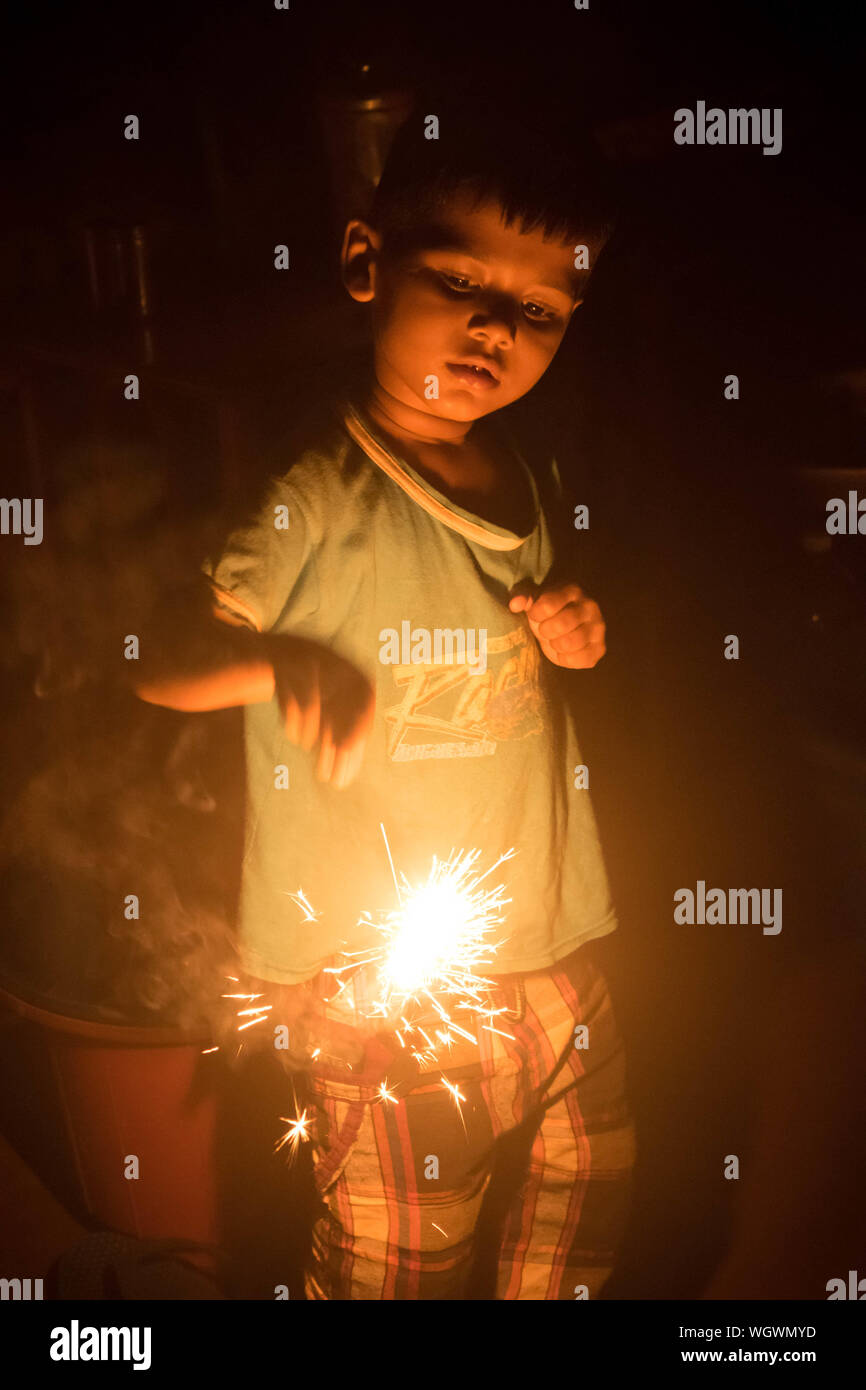 Sparkler at night indian hi-res stock photography and images - Alamy