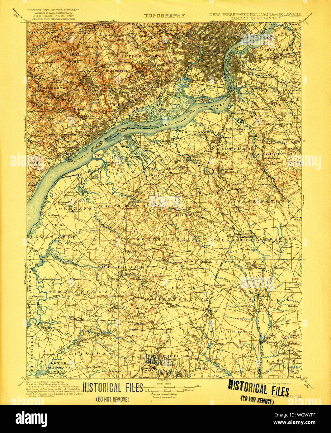 Map of camden new jersey hi-res stock photography and images - Alamy