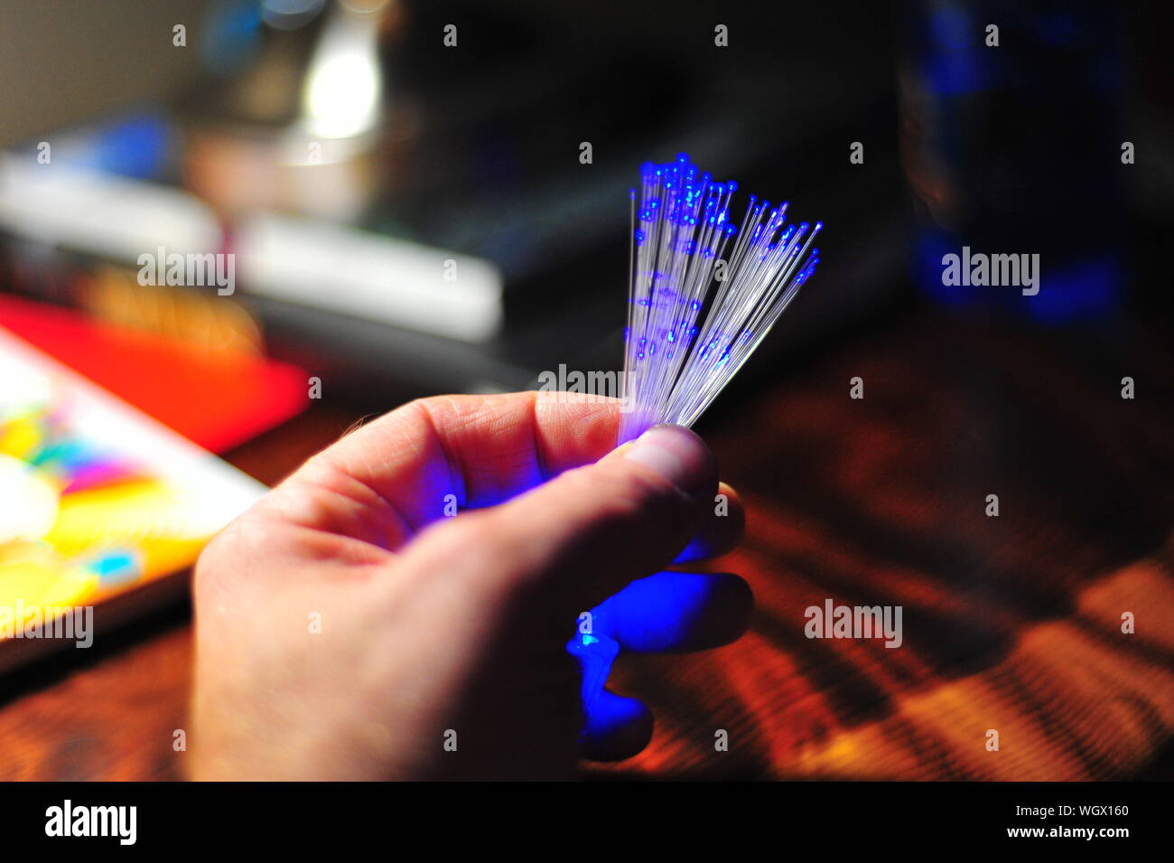 Hand holding with fiber hi-res stock photography and images - Alamy