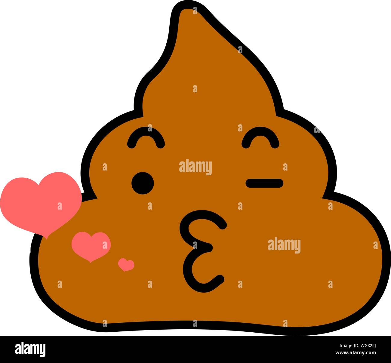 This is a illustration of Poo emoticon icon Stock Vector Image & Art ...