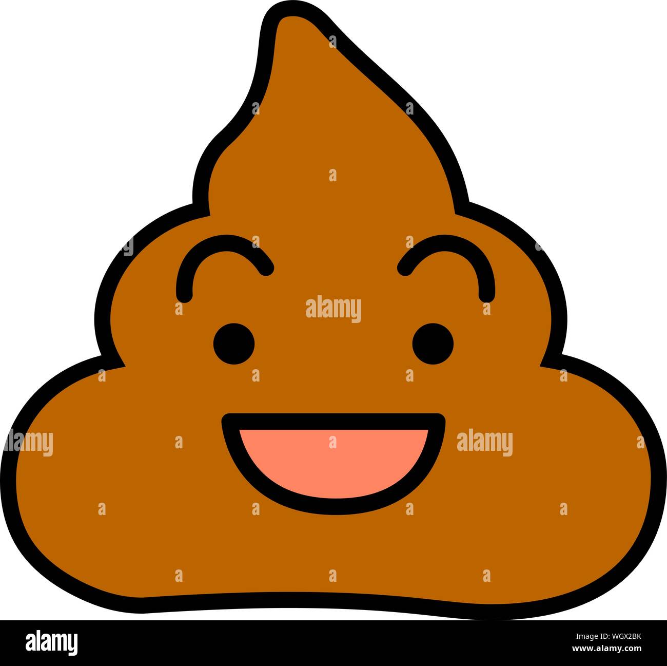 This is a illustration of Poo emoticon icon Stock Vector Image & Art ...