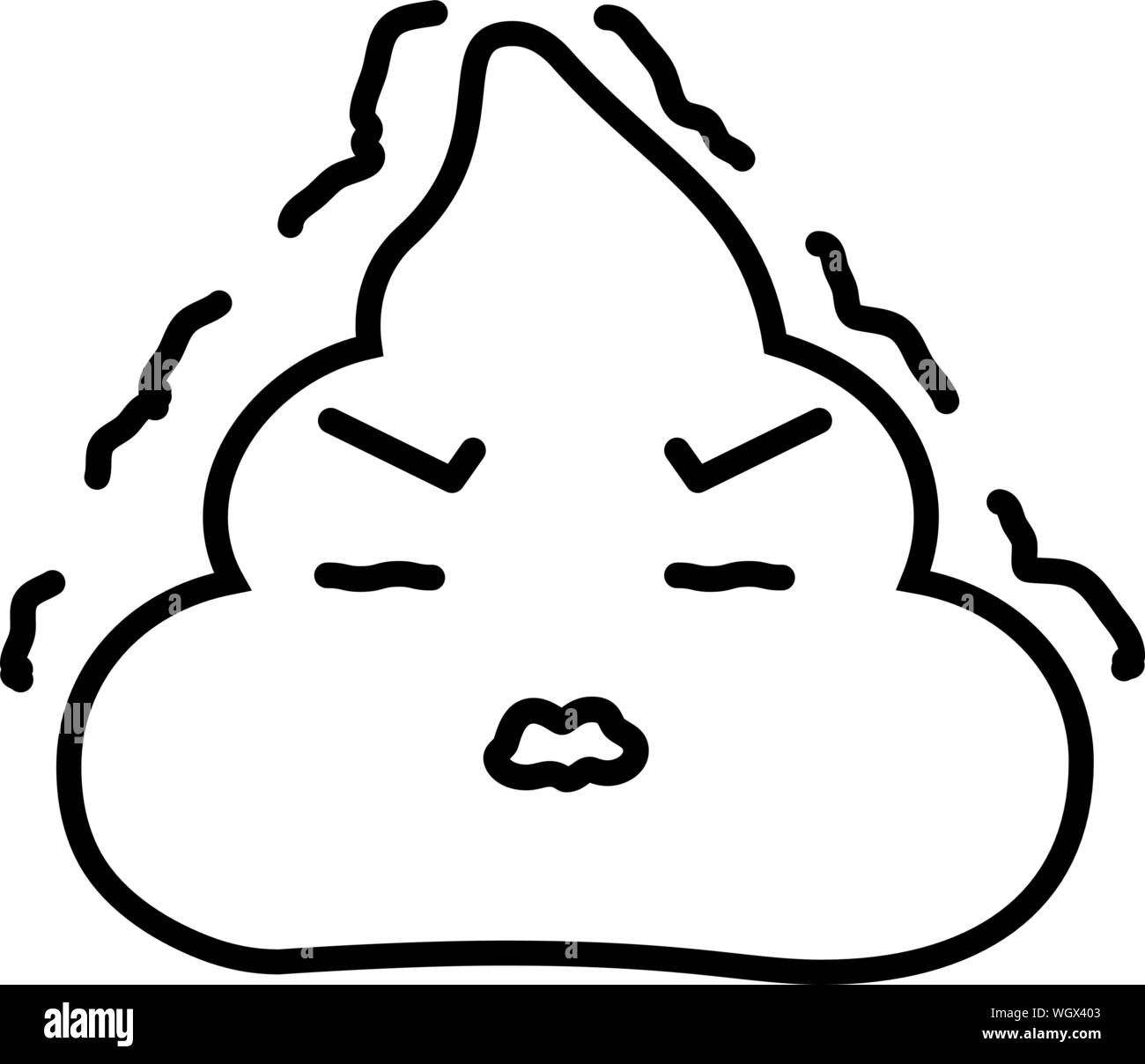 This is a illustration of Poo emoticon icon Stock Vector Image & Art ...