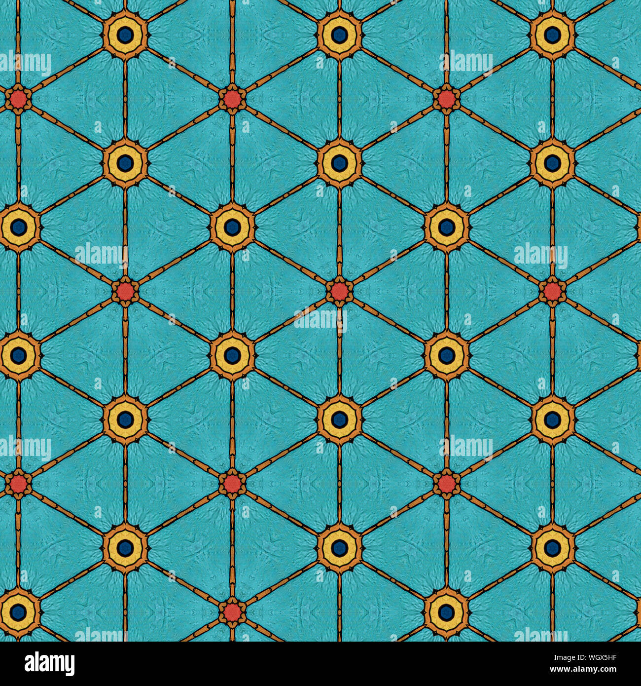 Interesting shapes create a beautiful, symmetrical design pattern that ...