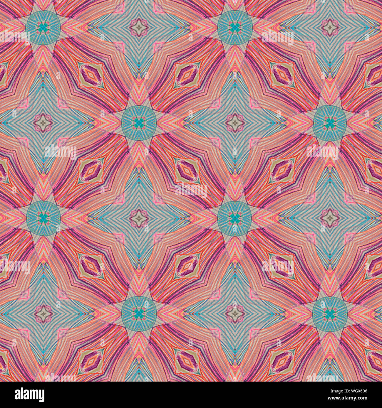 Interesting shapes create a beautiful, symmetrical design pattern that ...