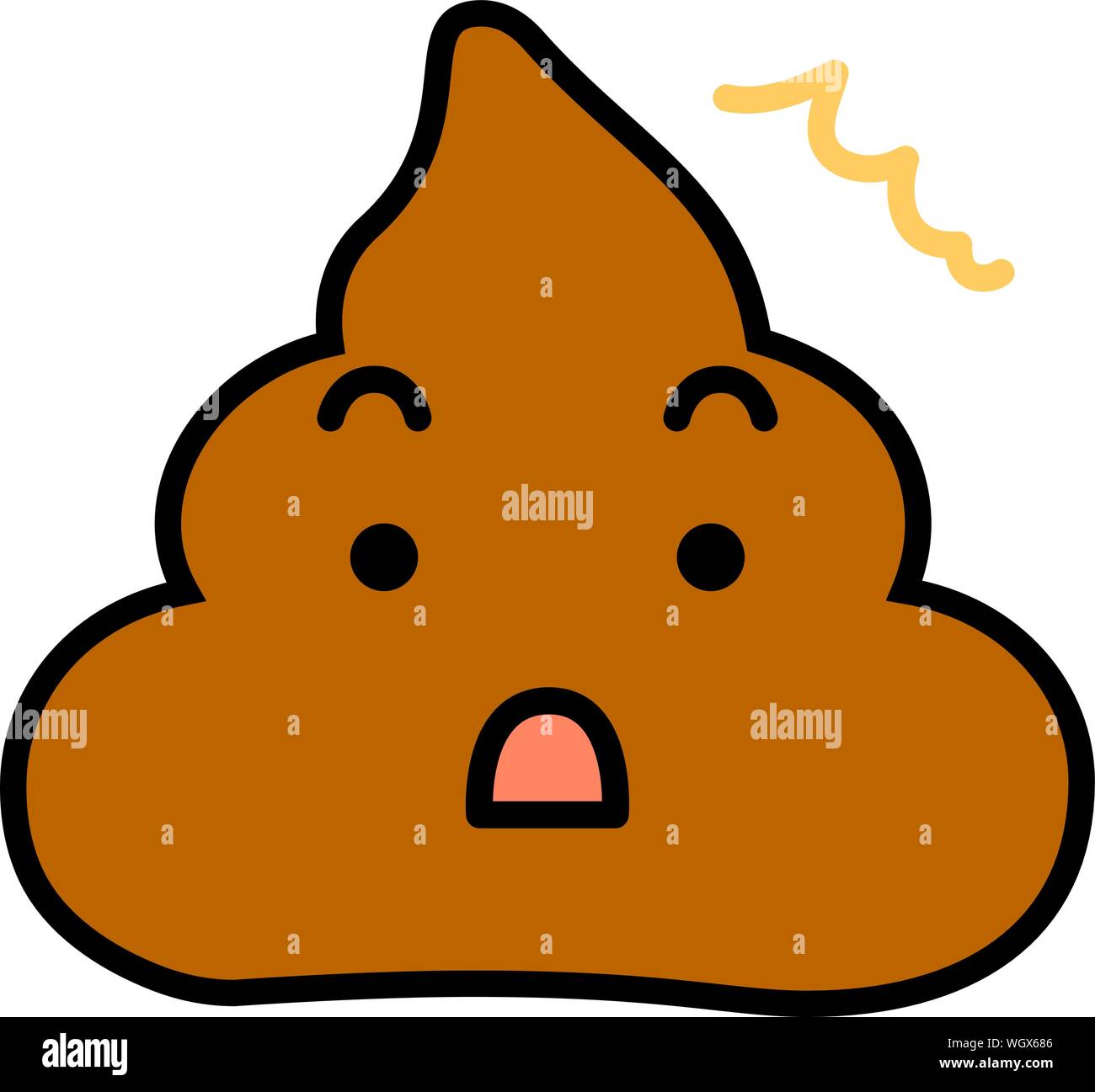 This is a illustration of Poo emoticon icon Stock Vector Image & Art ...