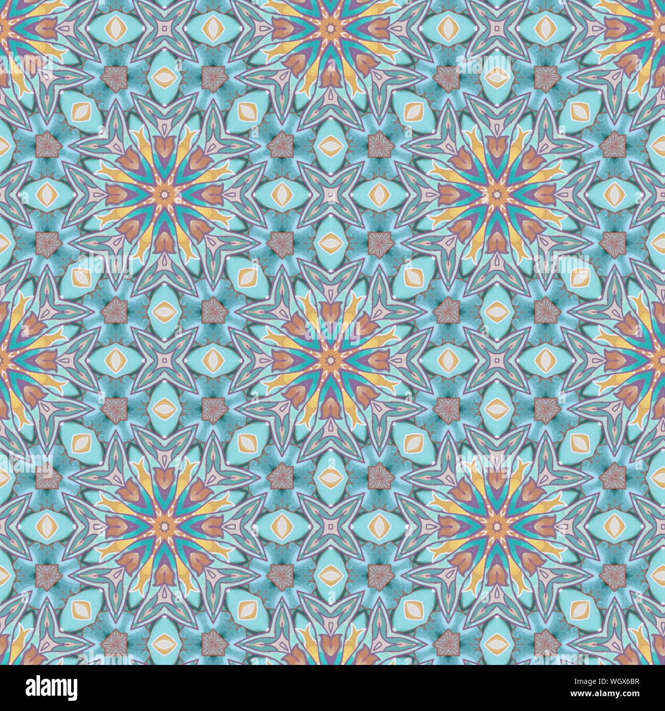 Interesting shapes create a beautiful, symmetrical design pattern that ...