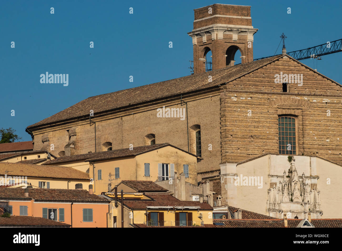 View of San Francesco alle Scale church, Ancona, Italy Stock Photo - Alamy