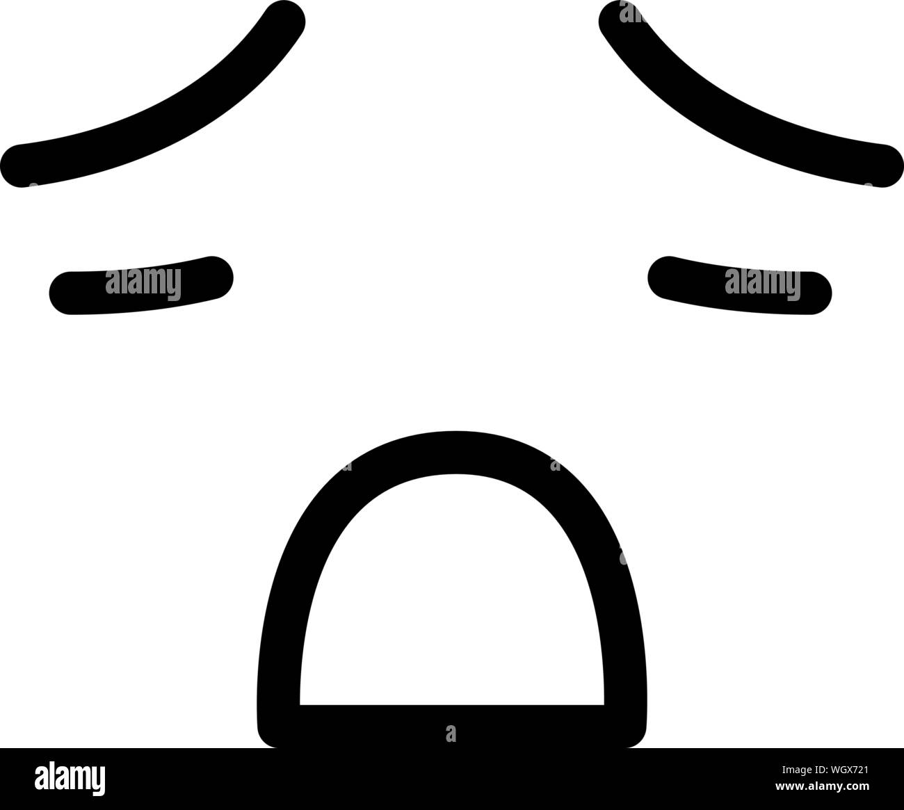 This is a illustration of Movement of emotion face icon Stock Vector ...