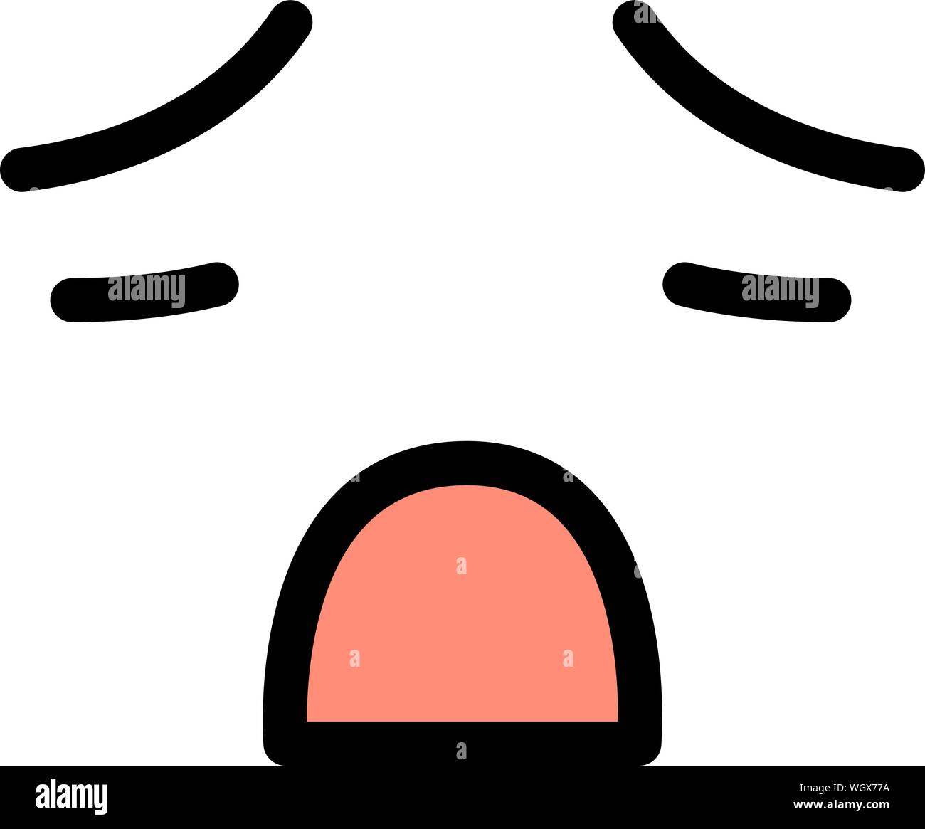 This is a illustration of Movement of emotion face icon Stock Vector ...
