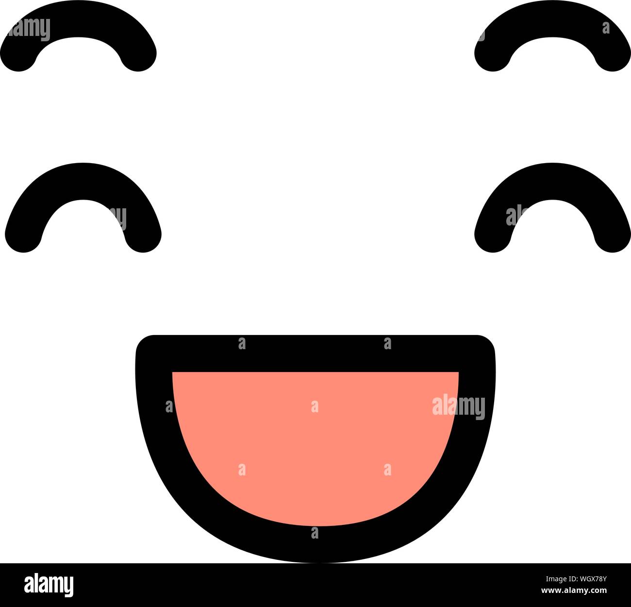 This is a illustration of Movement of emotion face icon Stock Vector ...