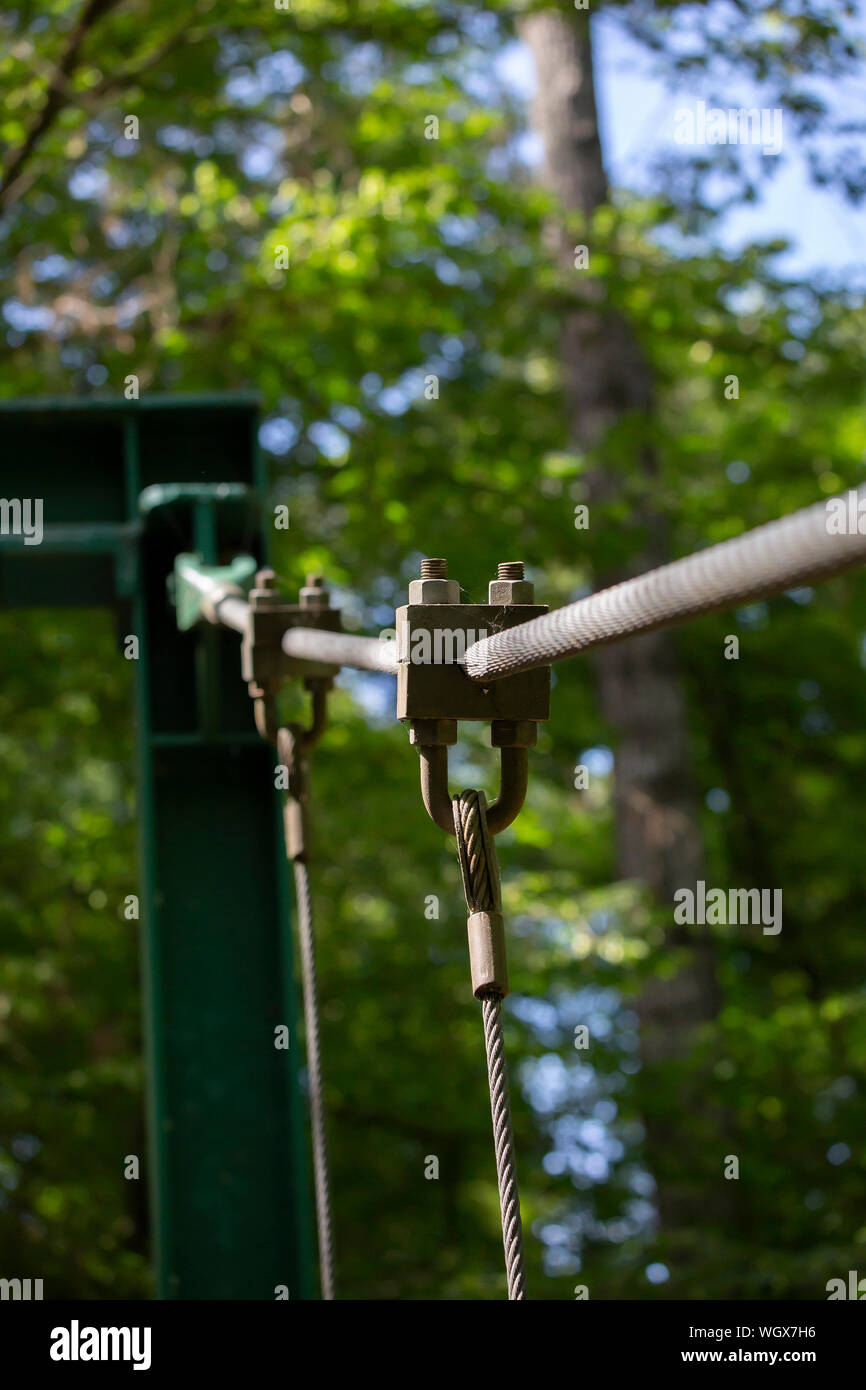 Walking on beautiful suspension wooden hi-res stock photography and ...
