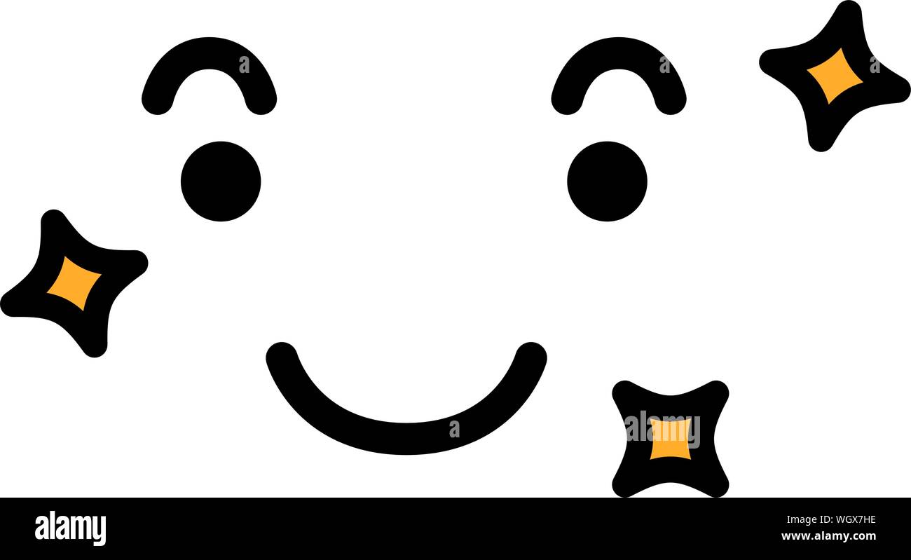 This is a illustration of Movement of emotion face icon Stock Vector ...