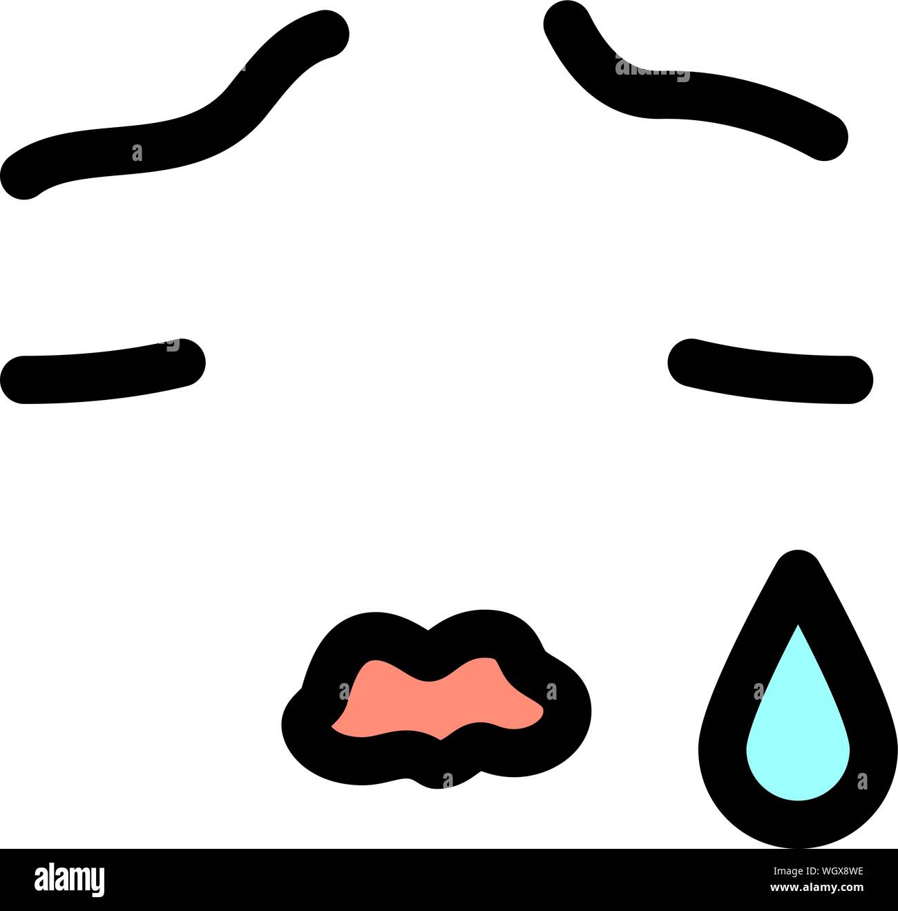 This is a illustration of Movement of emotion face icon Stock Vector ...