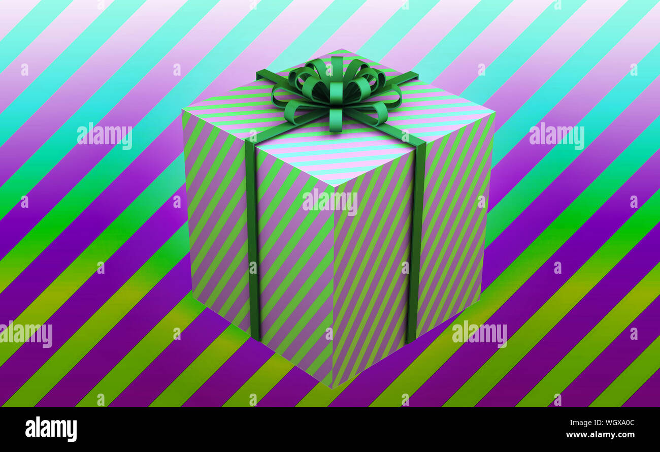Happy birthday and gift box background Stock Photo - Alamy
