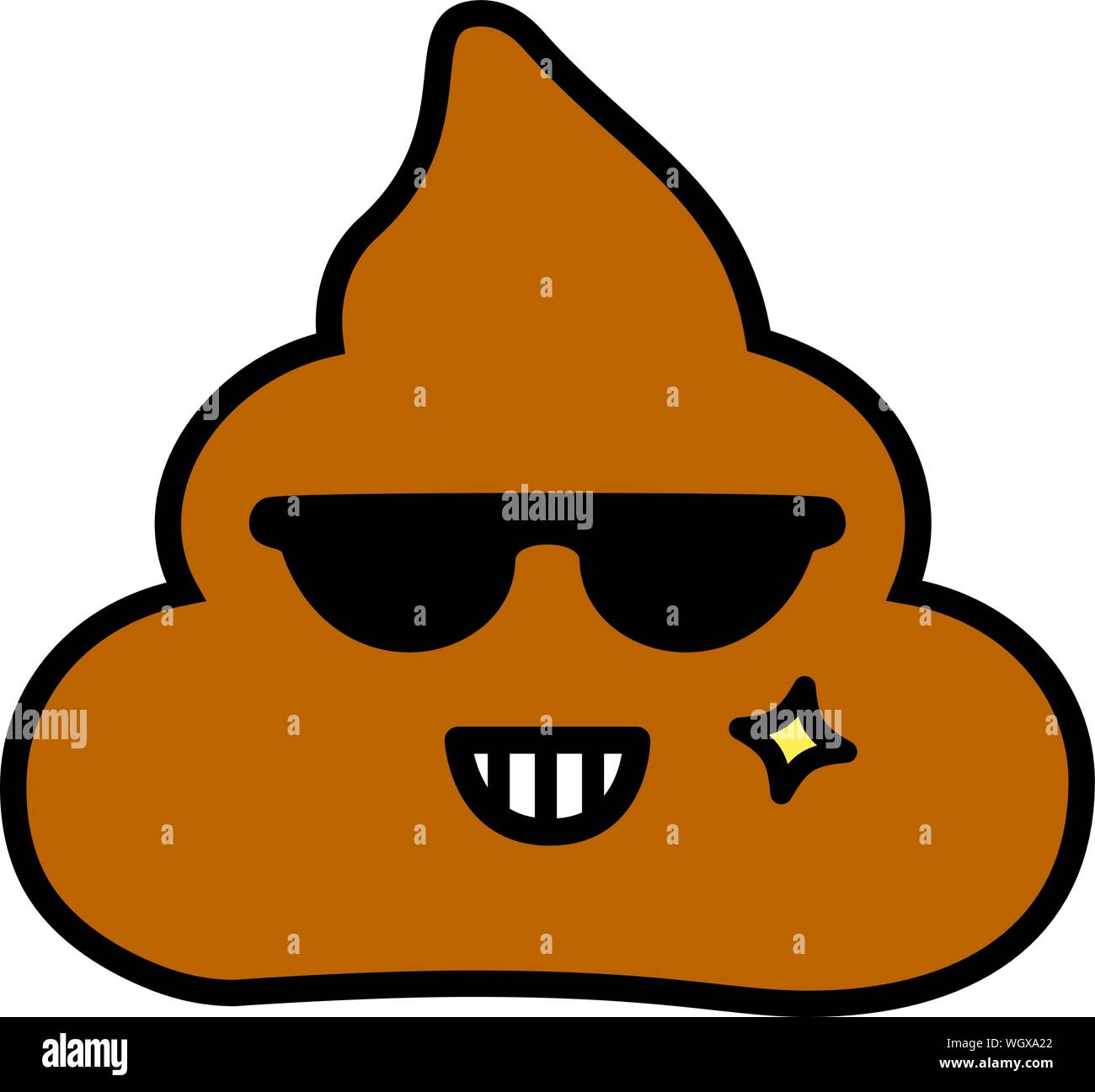 This is a illustration of Poo emoticon icon Stock Vector Image & Art ...