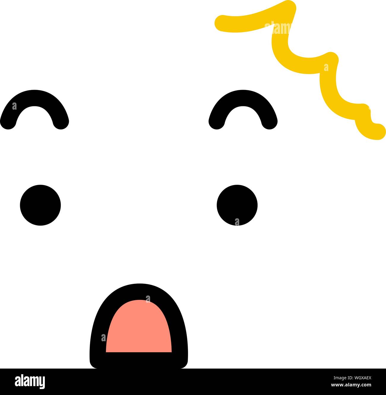This is a illustration of Movement of emotion face icon Stock Vector ...