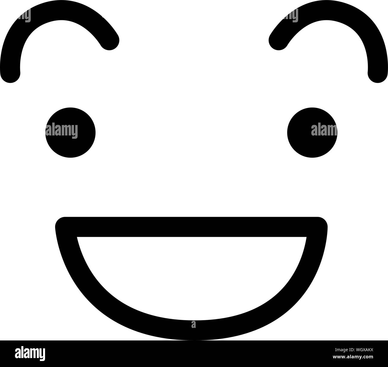 This is a illustration of Movement of emotion face icon Stock Vector ...