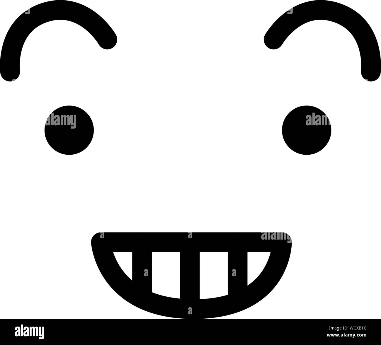 This is a illustration of Movement of emotion face icon Stock Vector ...
