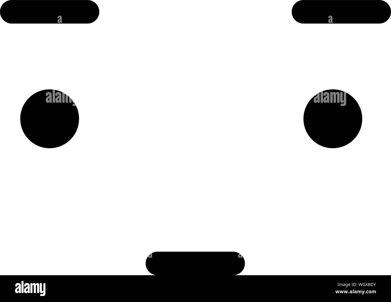 This is a illustration of Movement of emotion face icon Stock Vector ...