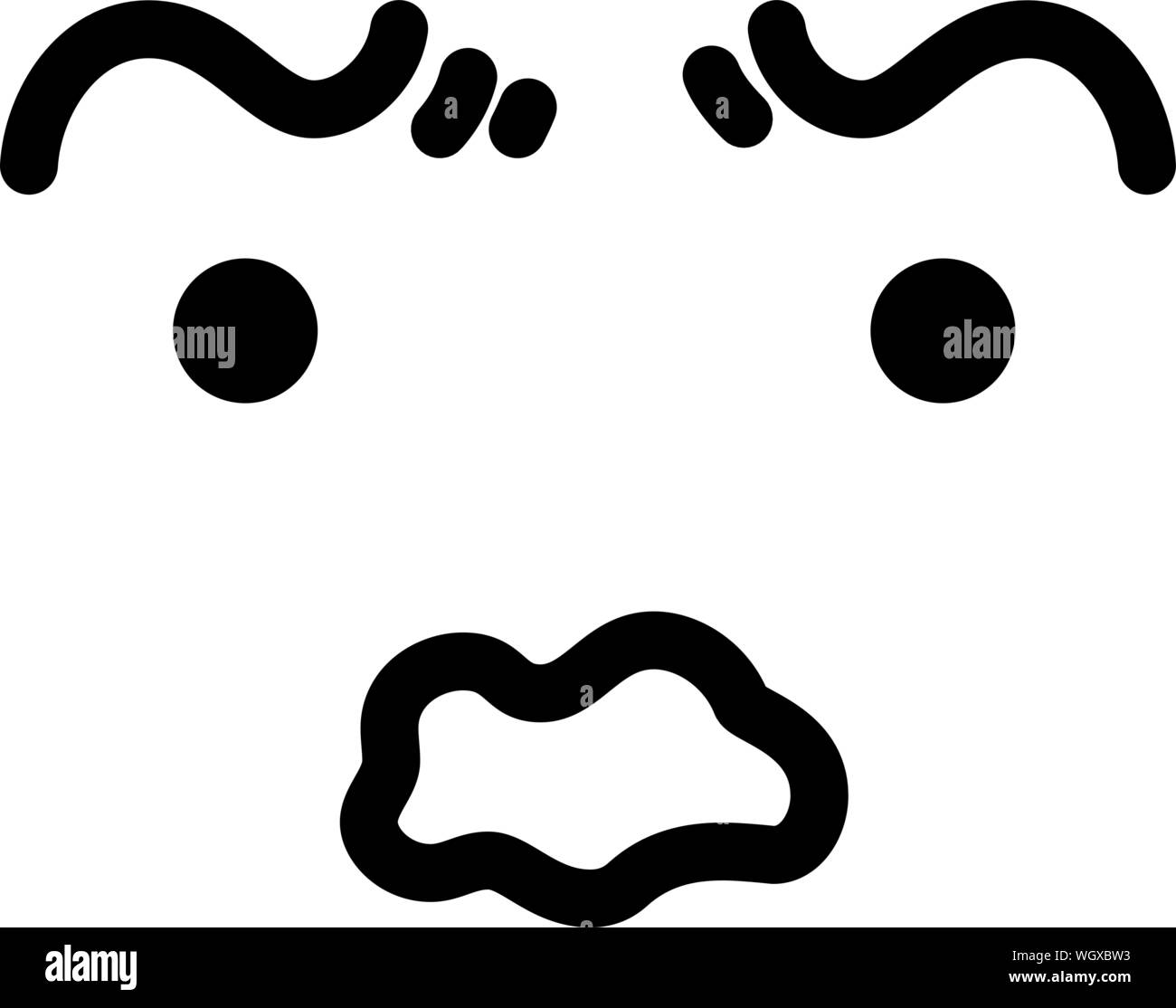 This is a illustration of Movement of emotion face icon Stock Vector ...