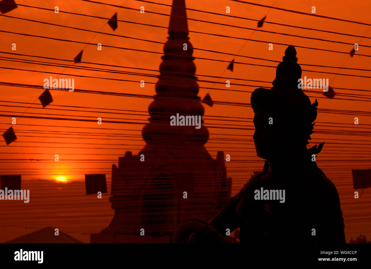 Religious silhouette hi-res stock photography and images - Alamy