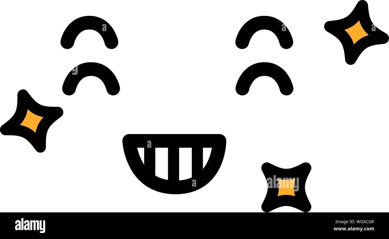This is a illustration of Movement of emotion face icon Stock Vector ...