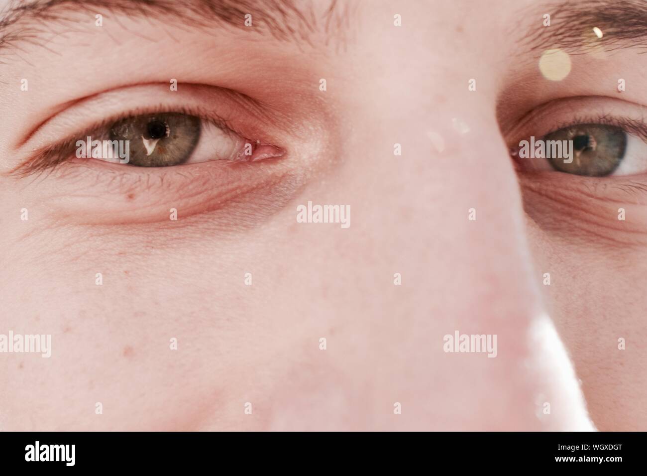 Man close eyes hi-res stock photography and images - Alamy