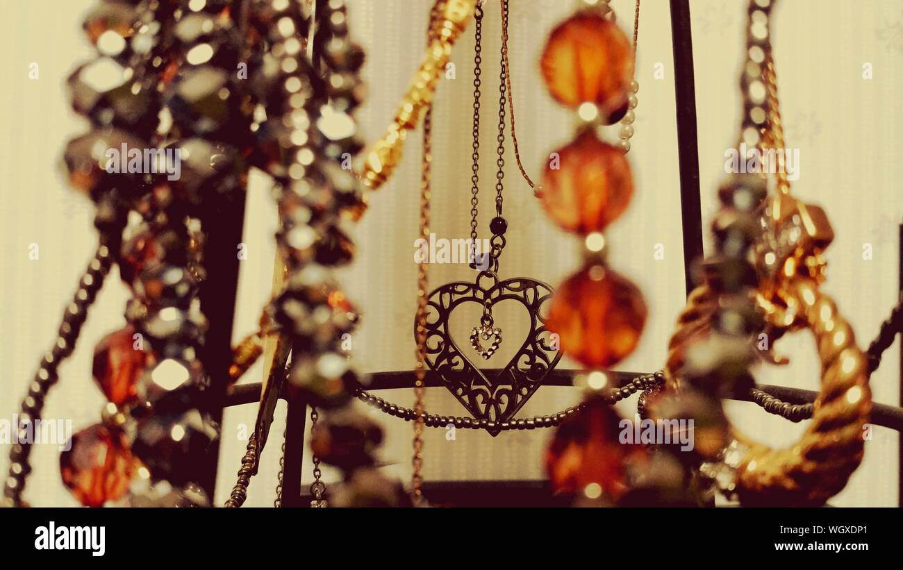 Hanging jewelry hi-res stock photography and images - Alamy
