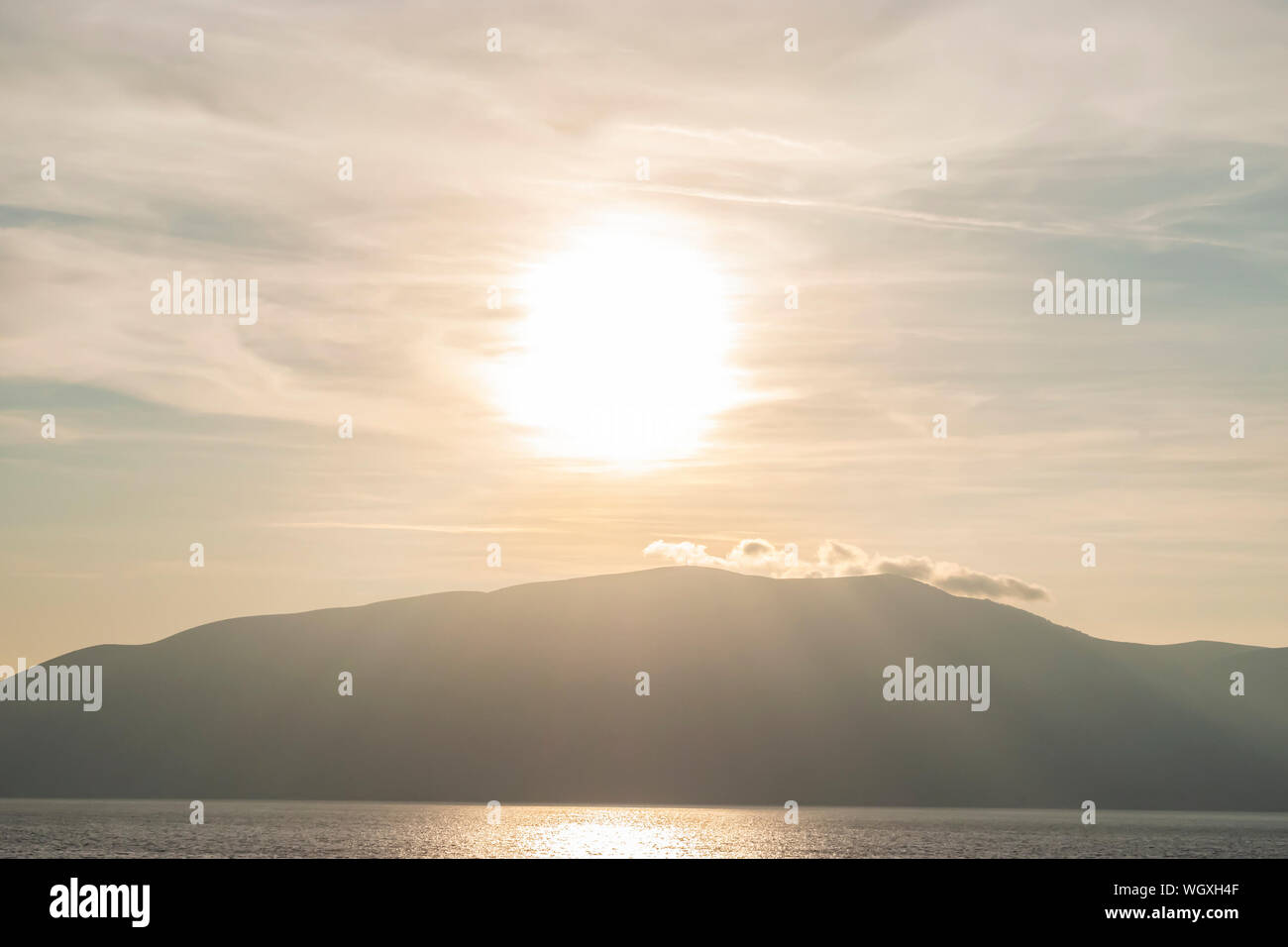 Karaburun bay sunset, Vlore, Albania Stock Photo - Alamy