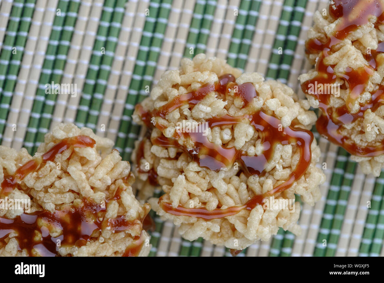 Puffed rice ball hi-res stock photography and images - Alamy
