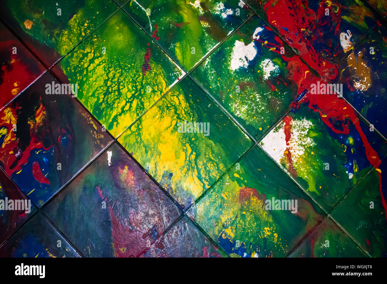 Abstact splatter texture on the floor Stock Photo - Alamy