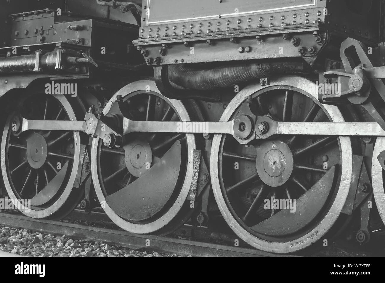 Wheels railroad hi-res stock photography and images - Alamy