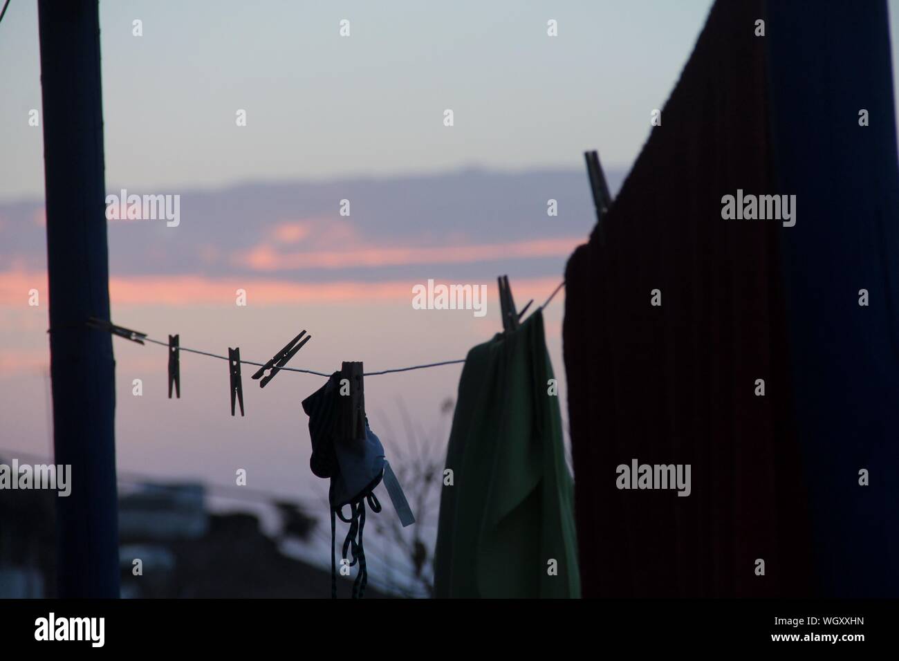 Rope drying hi-res stock photography and images - Alamy