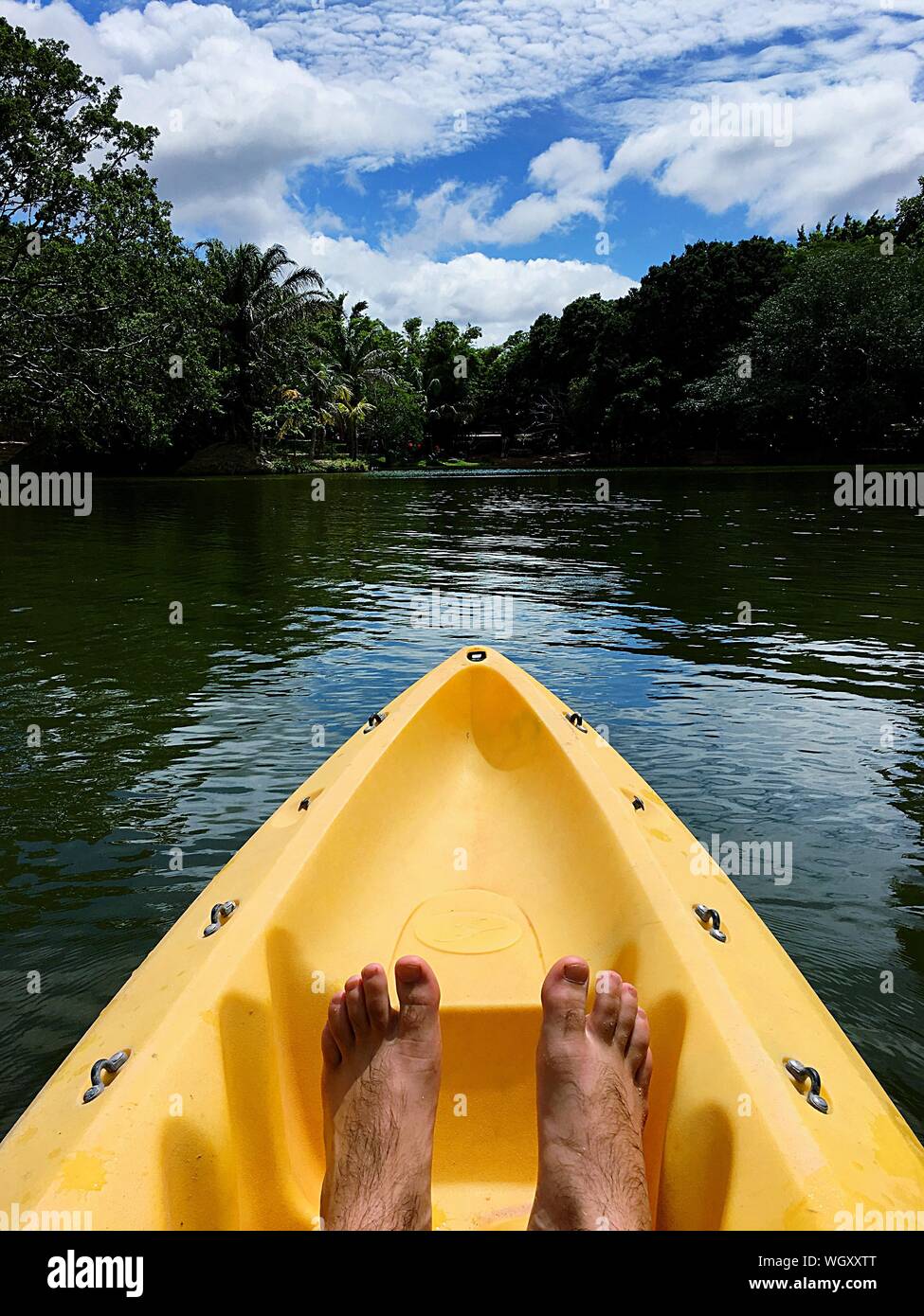 Man Sitting In Kayak In High Resolution Stock Photography and Images ...